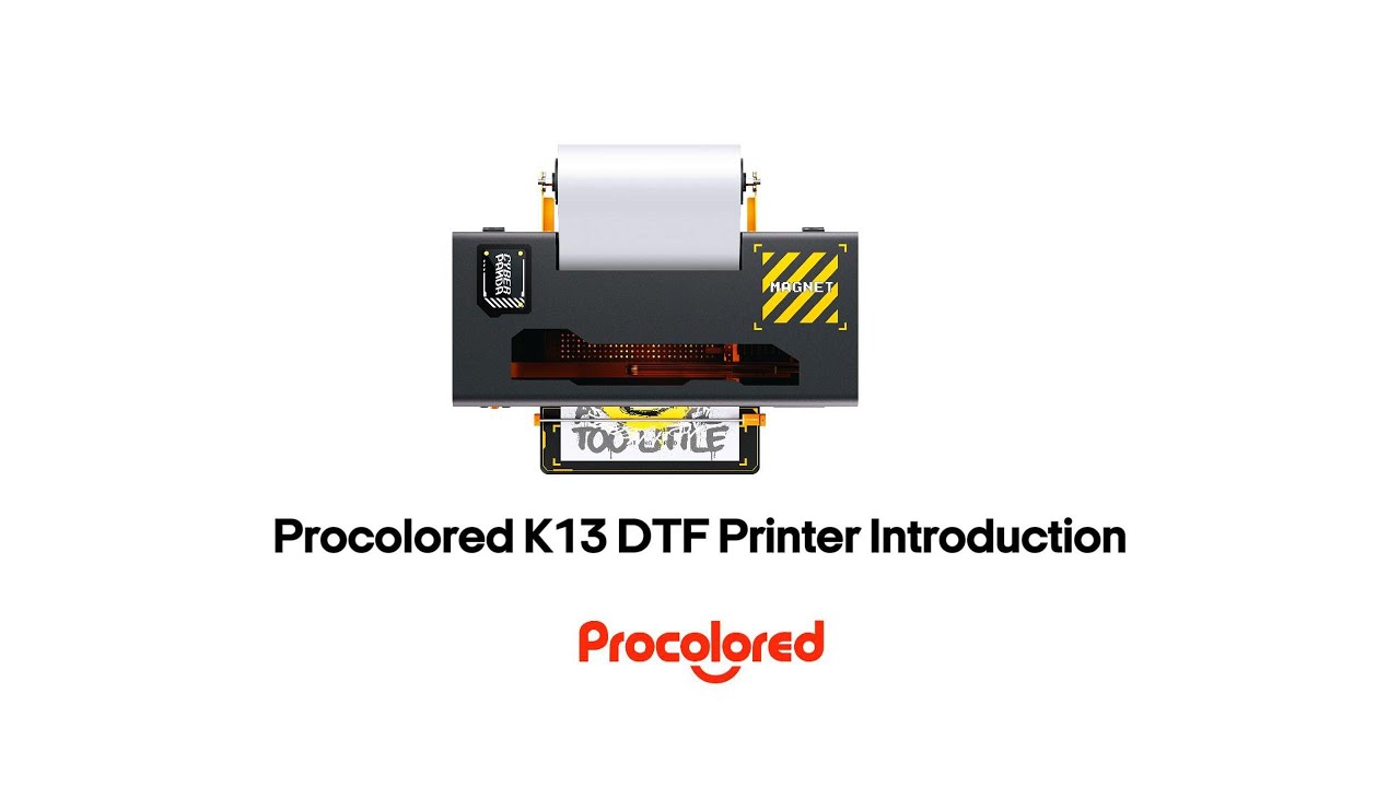 1. Introducing Procolored K13 DTF Printer - YouTube