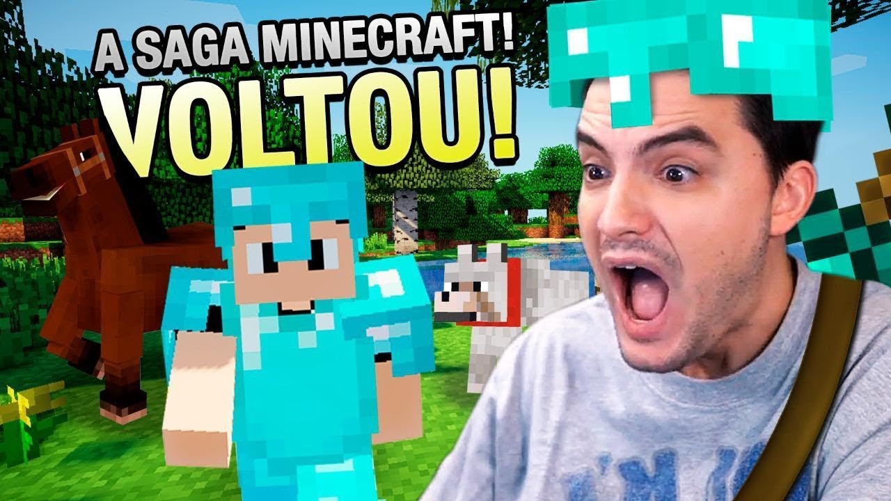 A volta da saga de Minacraft do Felipe Neto - YouTube
