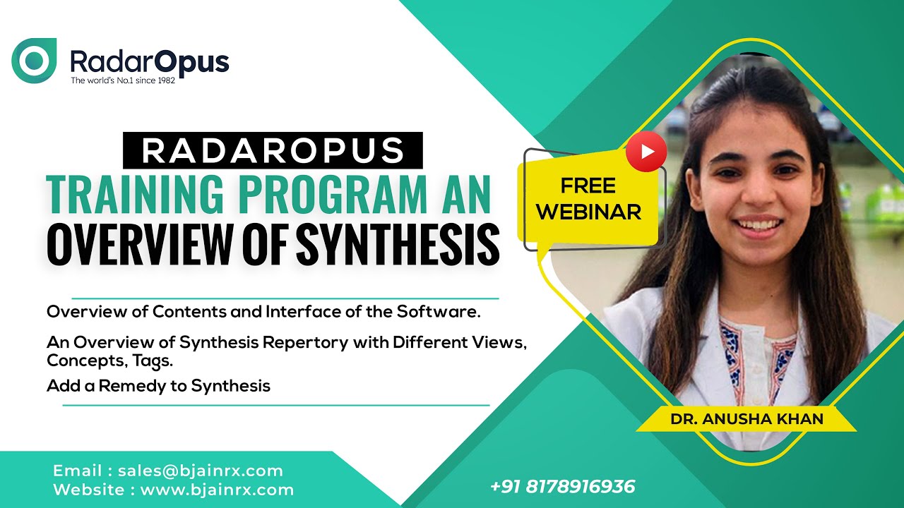 RadarOpus Training Program An Overview of Synthesis - YouTube