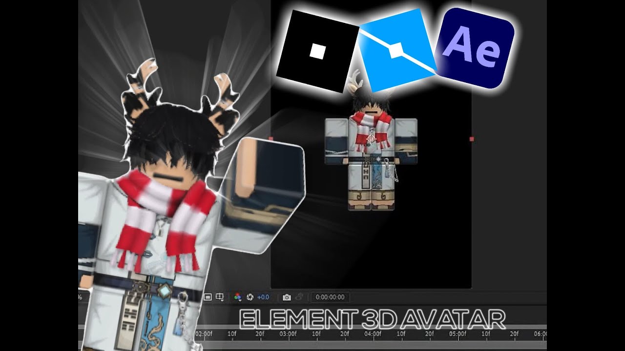 ELEMENT 3D ROBLOX After Effects AE Tutorial - YouTube