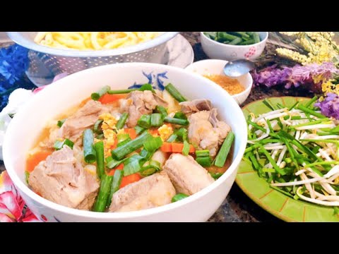 Nui Thịt Sườn Nấu Đơn Gian Không Hầm Xương Núi Dùng Trong Ngọt Ngon ...