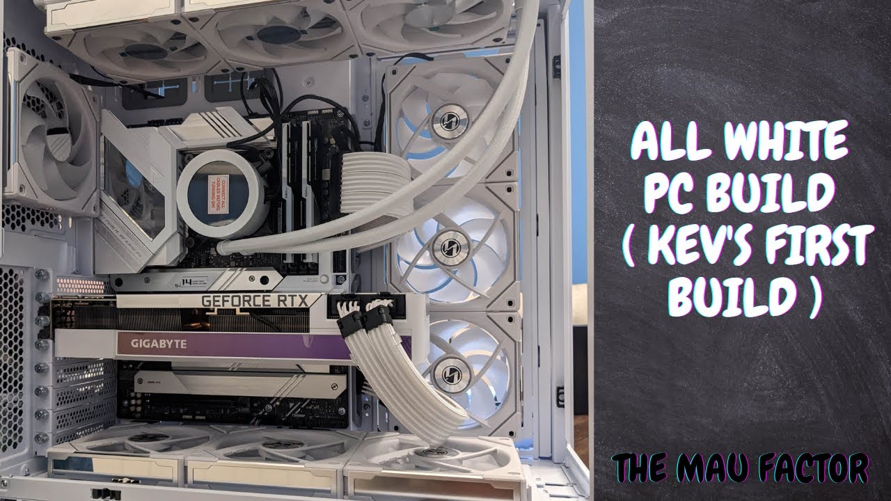 All White PC Build Montage ( Kev's First Build ) - YouTube