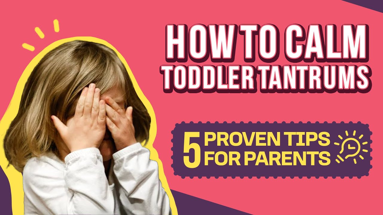 How to calm toddlers tantrums - YouTube