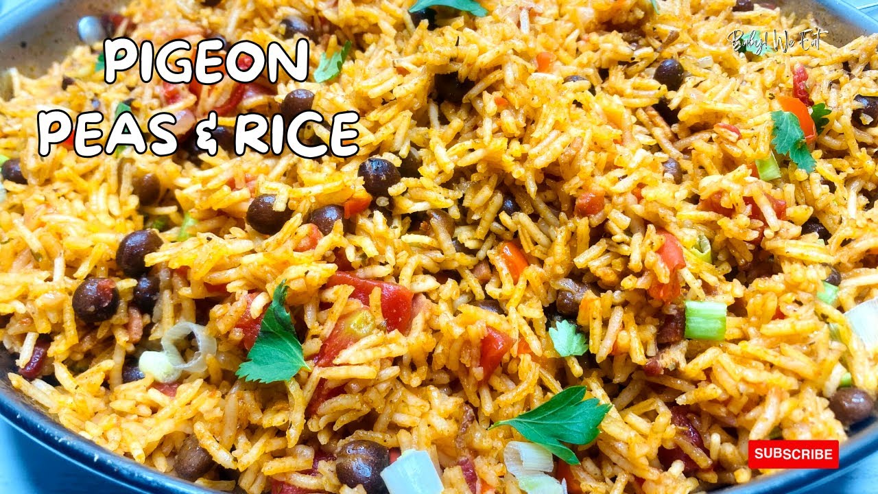 Pigeon Peas & Rice Recipe - YouTube
