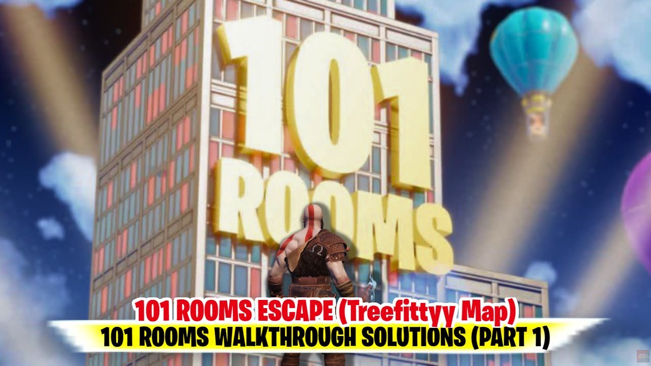 101 ROOMS Fortnite (Walkthrough Solutions Part 1) | Treefitty 101 Rooms ...