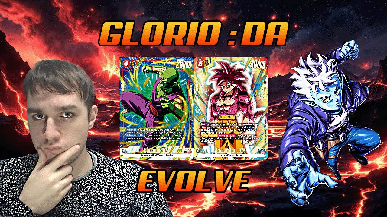 THE NEW AGGRO KING! GLORIO : DA - FB07 Deck Showcase | DragonBall TCG ...