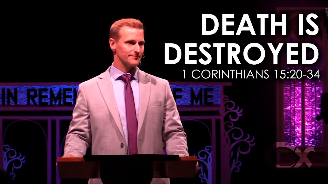Death is Destroyed - 1 Corinthians 15:20-34 - Peter E. Jensen - YouTube