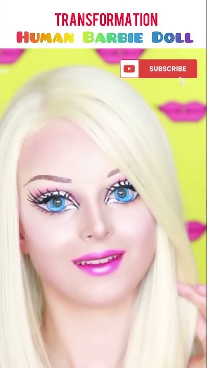 This Woman Transforms Herself Into Barbie Shorts Youtube