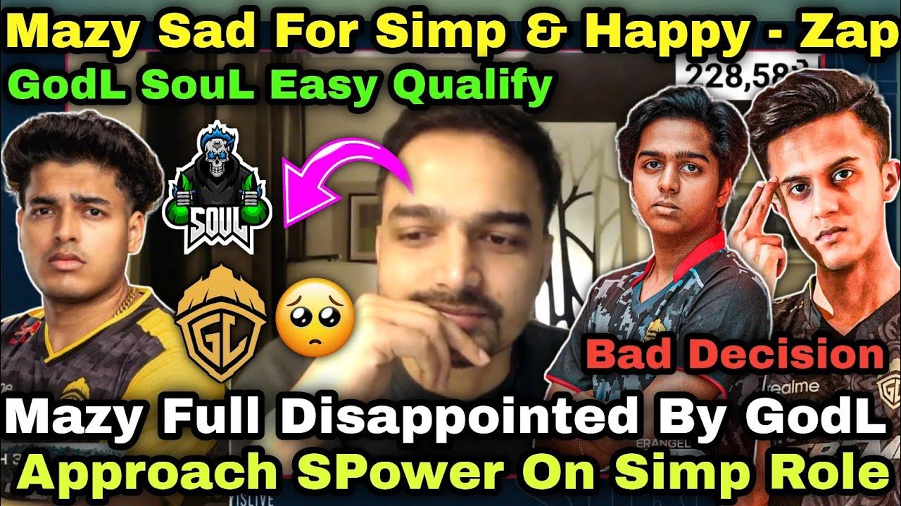 Mazy Full Disappointed GodLike Approach SPower On Simp Role 😢GodLike SouL Qualify Prediction 😮 ...
