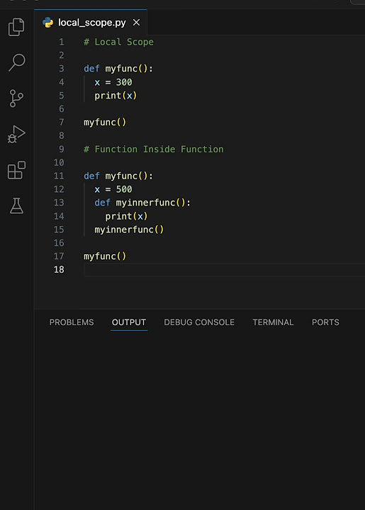 Python Local Scope Learning Pythonvariablesinpython Learntocode2024 Variables Coding Youtube