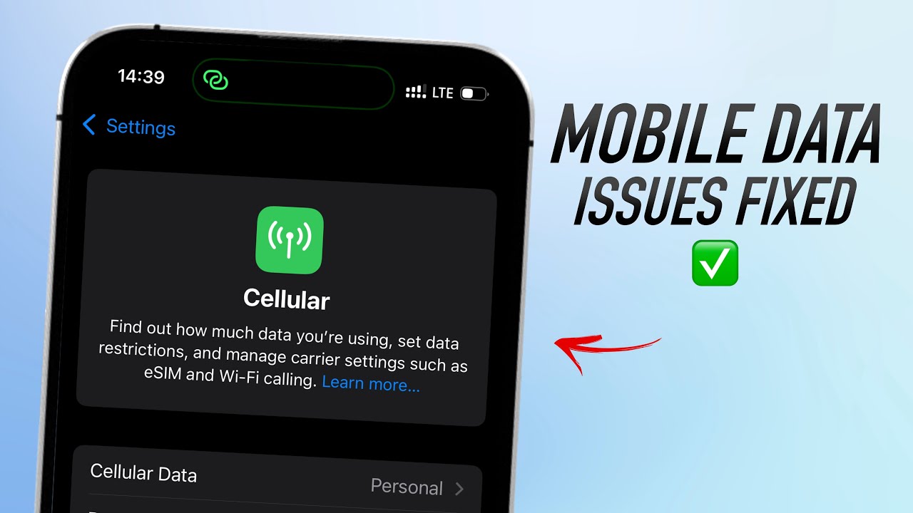 Mobile Data Not Working On iPhone Fixed in 3 Minutes! - YouTube