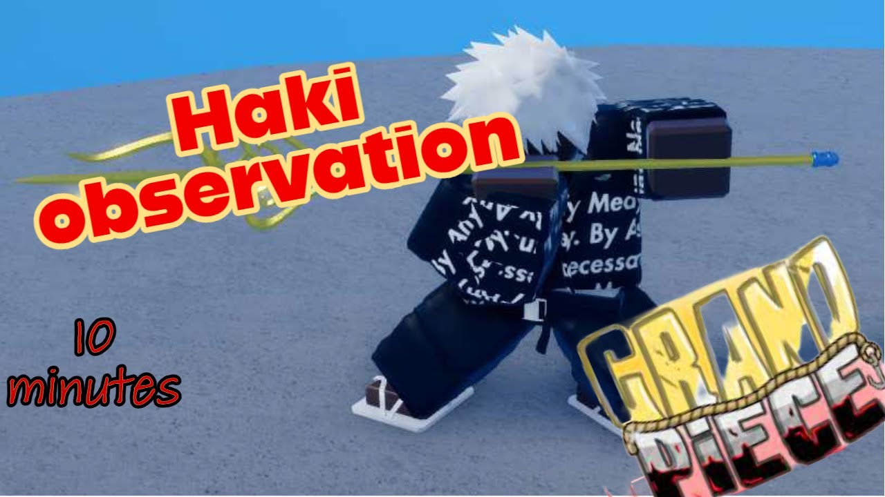 [GPO] FAIRE le HAKI de L'OBSERVATION -2023- - YouTube