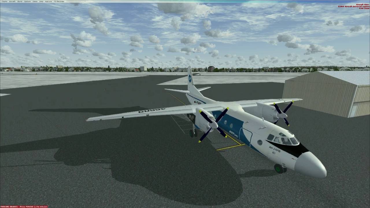 FSX | An 24 RV | Ан 24 РВ | панель от DZIES | ESOW - ESSA | Full flight | Tutorial - YouTube