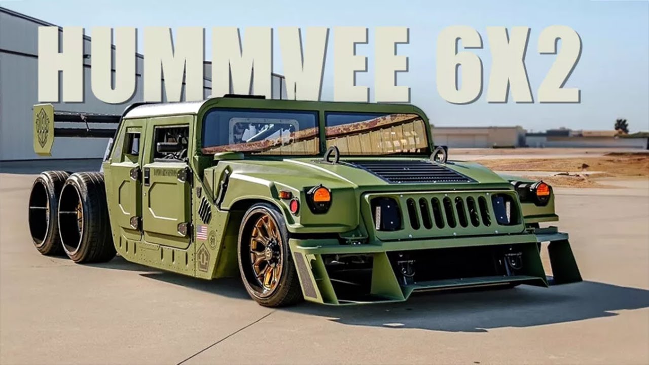 Hellcat-Powered 6×2 Humvee - YouTube