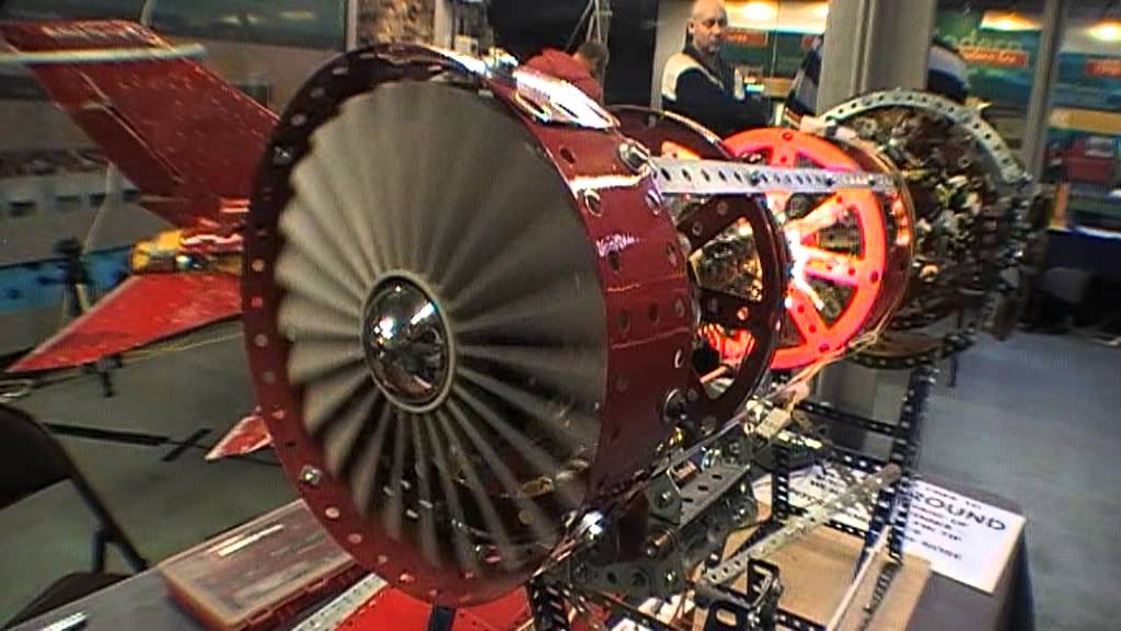 Meccano Model of Turbofan Jet Engine from Tornado Interceptor by Pete ...