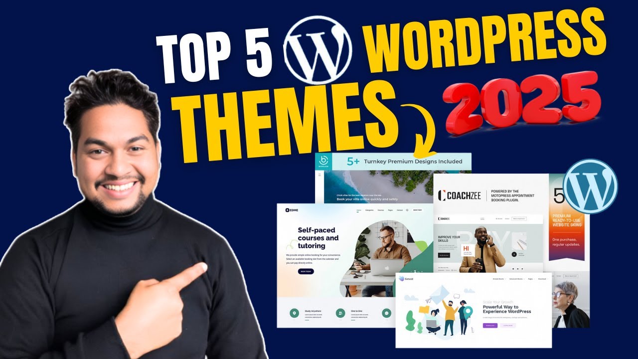 Top 5 Themes For WordPress in 2025 - YouTube