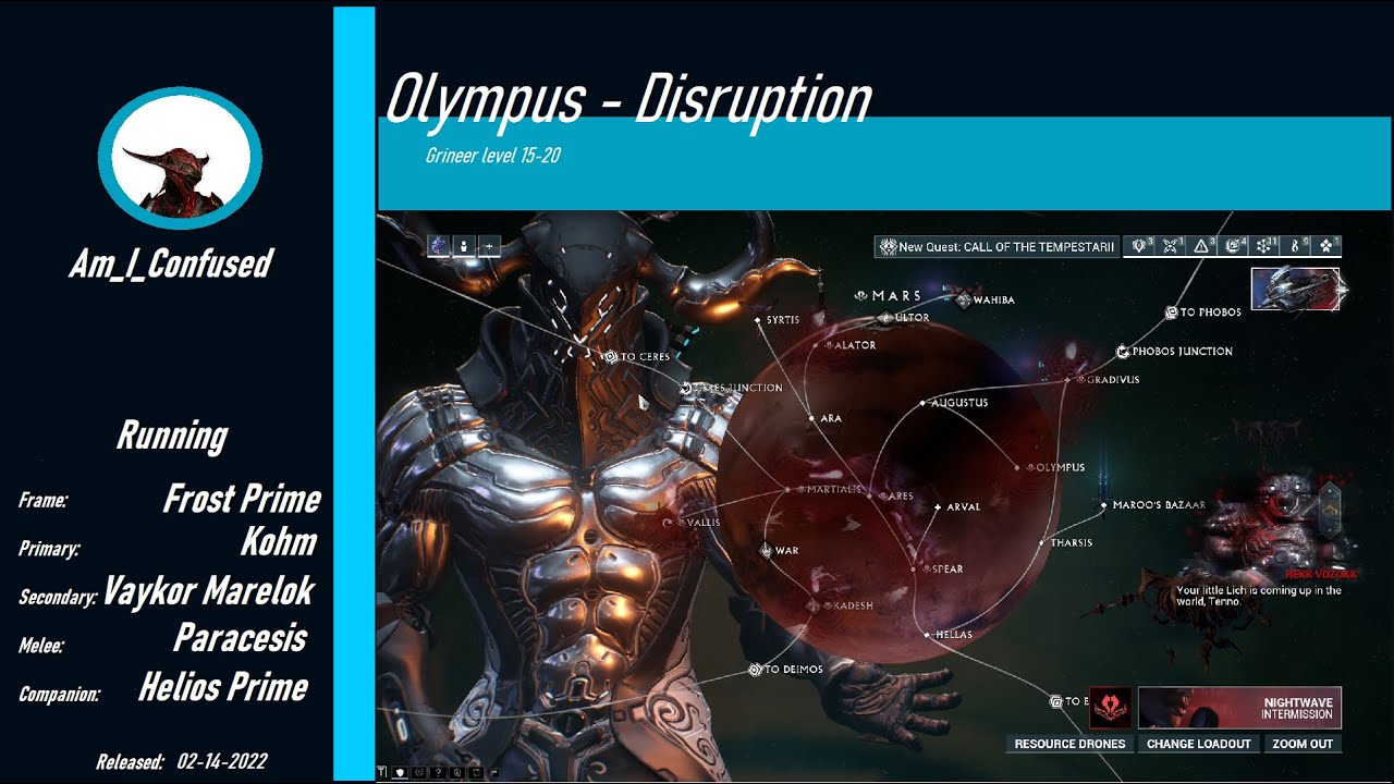 Warframe Mars Olympus Disruption - YouTube