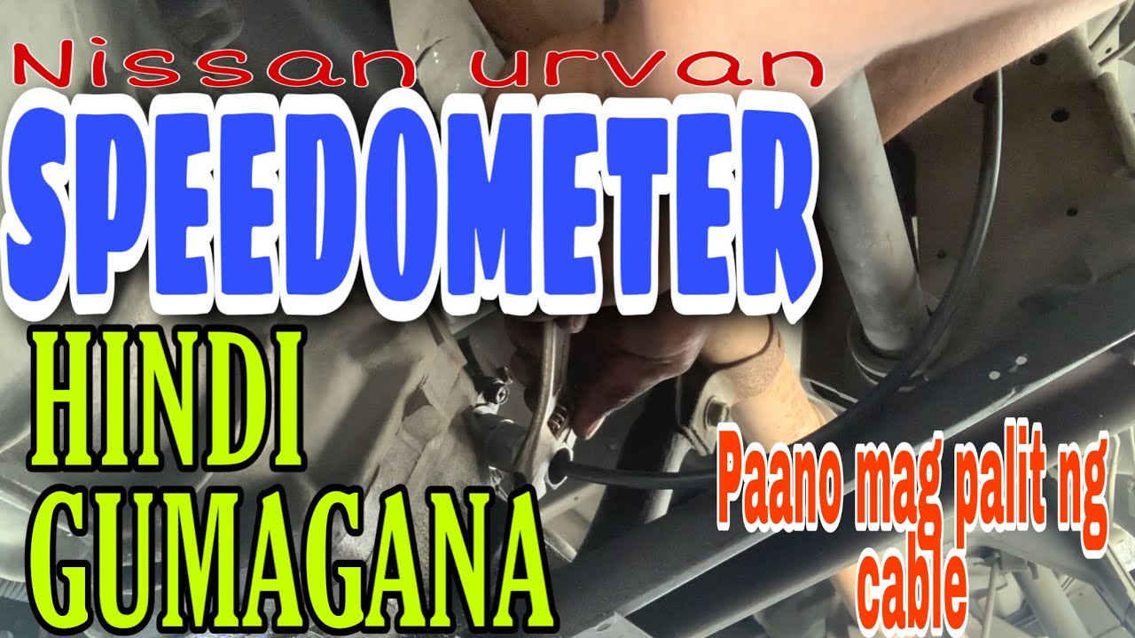 Nissan urvan speedometer cable putol - YouTube