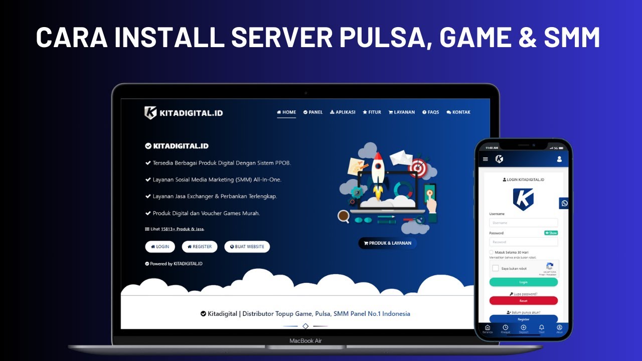 SOURCE CODE PPOB, GAME DAN SMM PANEL OTOMATIS - YouTube