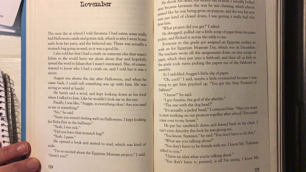 Wonder Part 3 Readaloud - YouTube