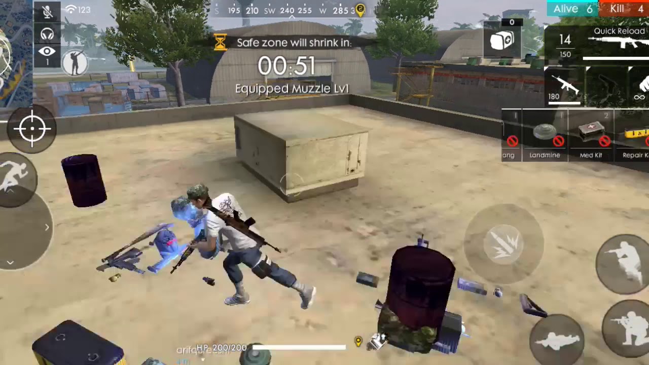 Solo vs sqaud booyah on vivo /// screen gaming - YouTube