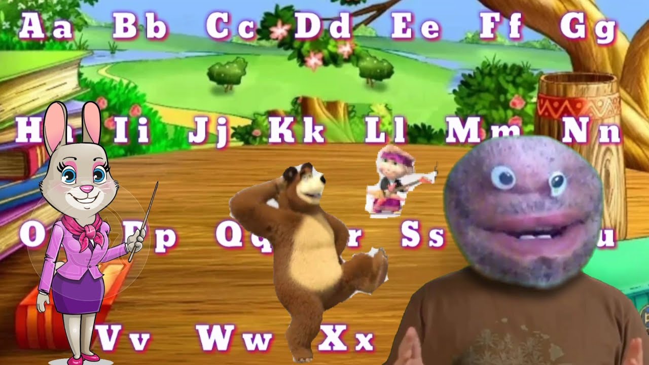 ABC Song and Learning ABC [English Alphabets] One by One with Rabbit ...