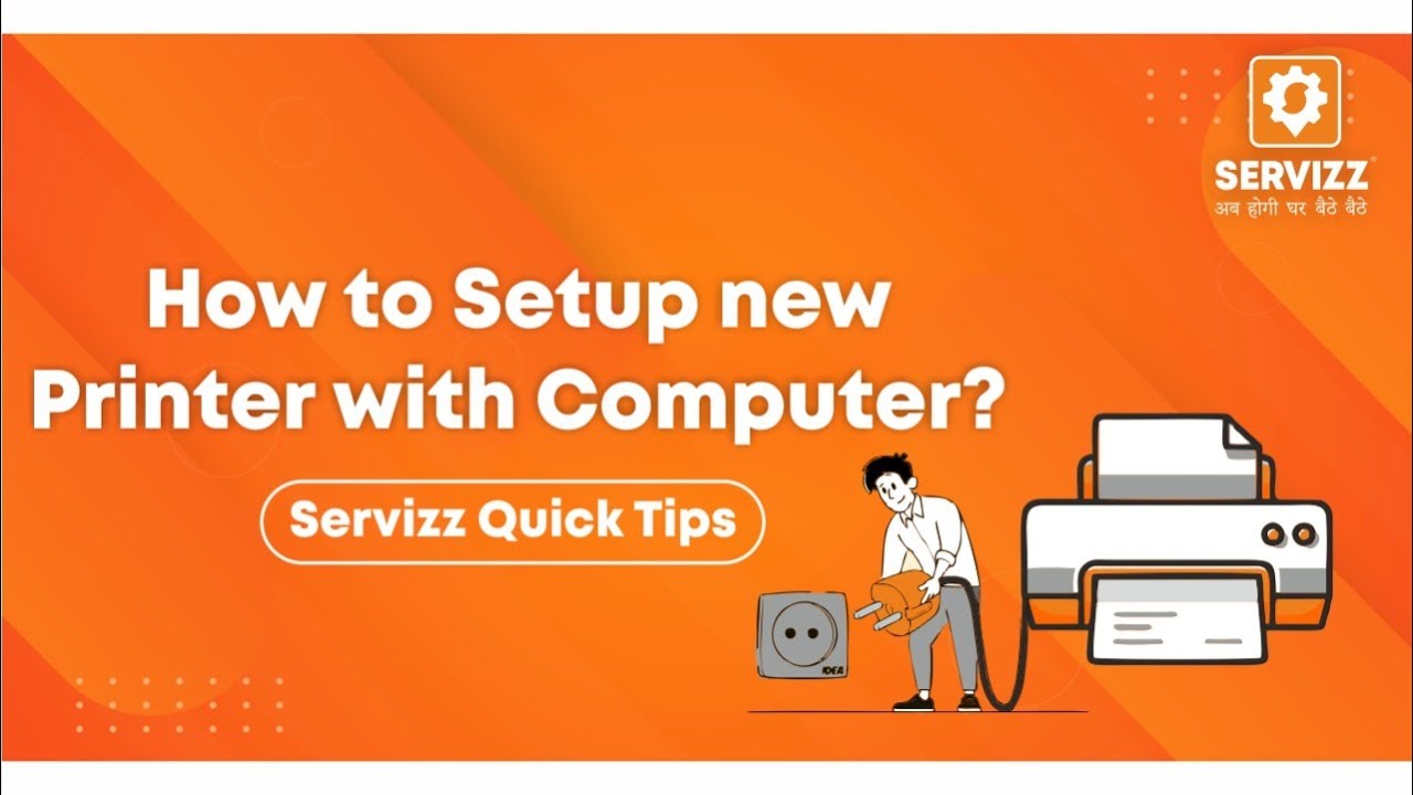 How To Setup New Printer with Computer? | Servizz | - YouTube