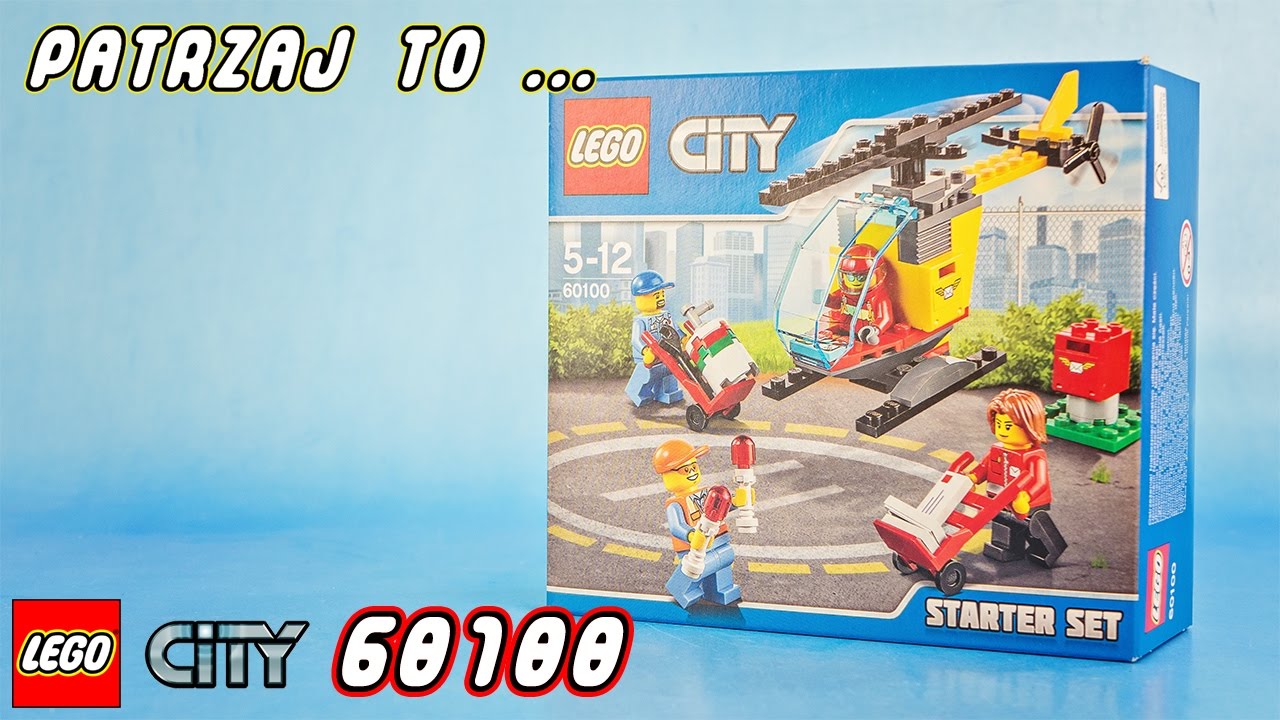 👍 🚁 Lego City 60100 Lotnisko - Starter Set. Recenzja klocków Lego z ...