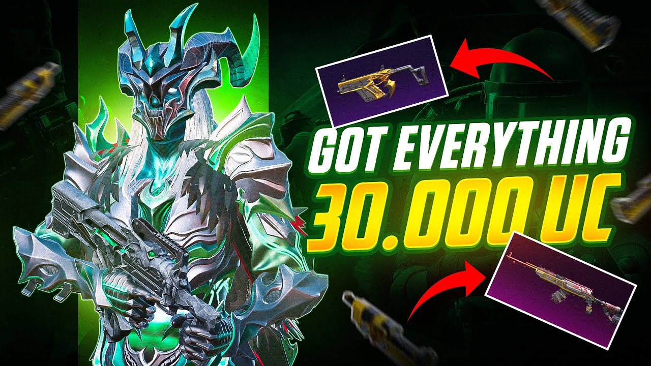 This LUCK is insane with 30.000 UC 😍 create opening | PUBG Mobile ...