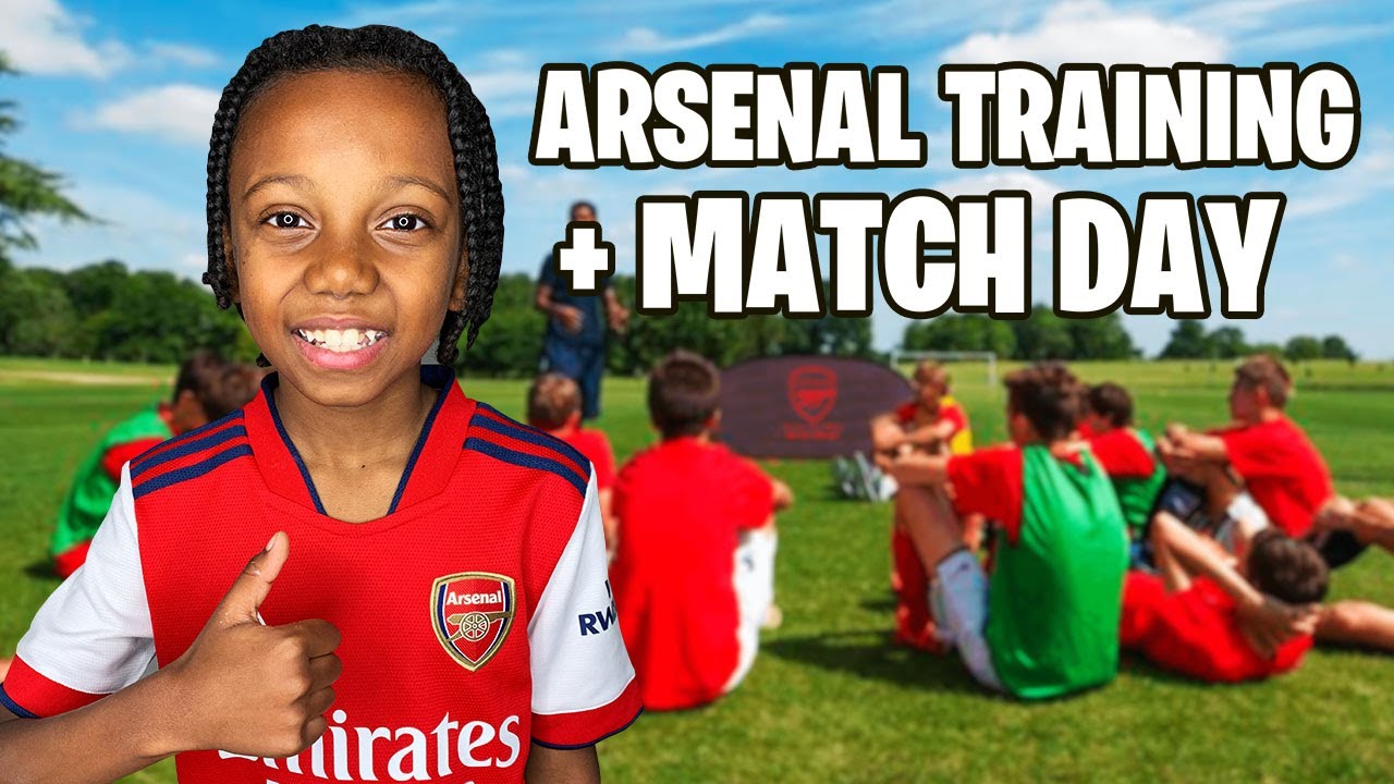 Isaiah Football Training with ARSENAL Coach + Match Day - YouTube