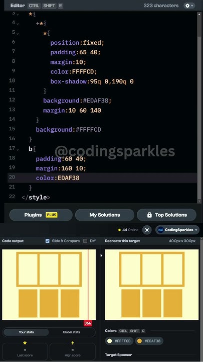 CSS Battle Daily Targets - 16th June, 2024 #html #css #coding #shortsfeed - YouTube