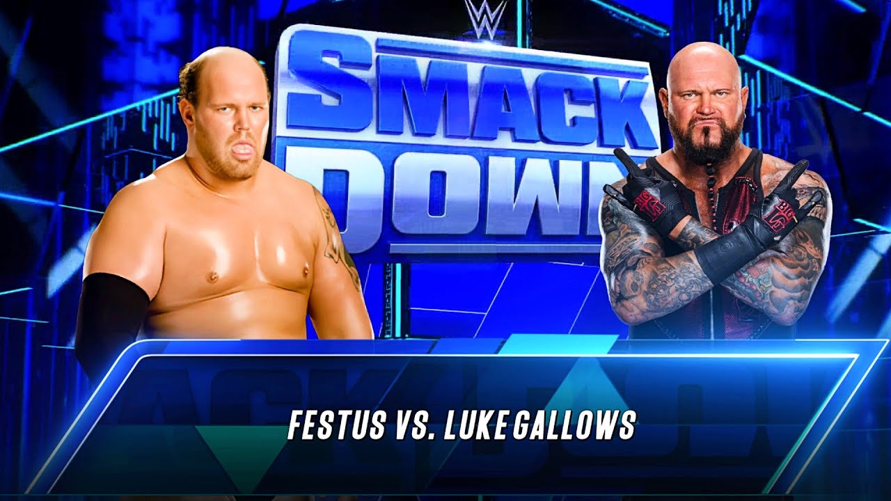 WWE 2k23 - LUKE GALLOWS VS FESTUS - YouTube