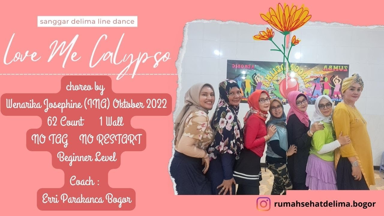 Love Me Calypso Line Dance - YouTube