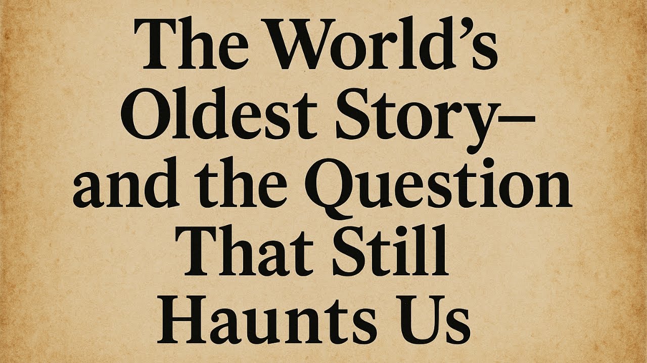 The World’s Oldest Story—and the Question That Still Haunts Us - YouTube