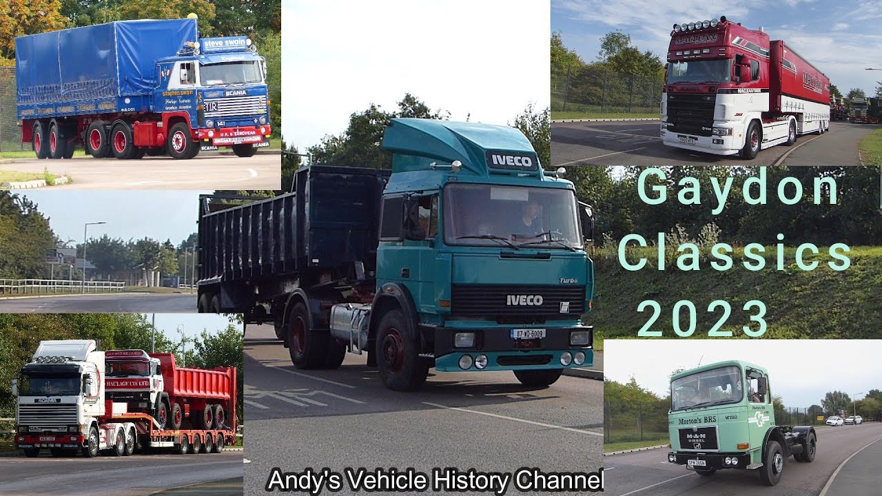 Classics Leaving Gaydon Retro Show 2023 - YouTube