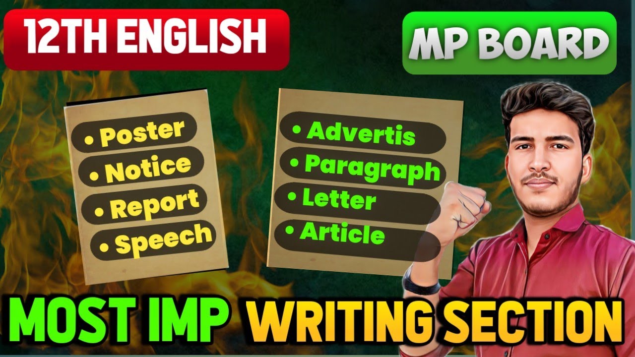 12th English writing section in one video with solution - YouTube