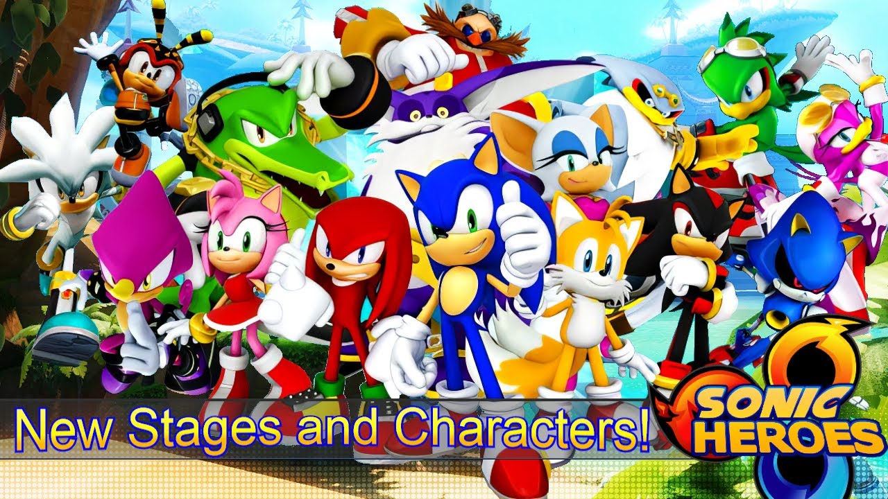 Sonic Heroes: NEW Characters & Stages Compilation! - YouTube