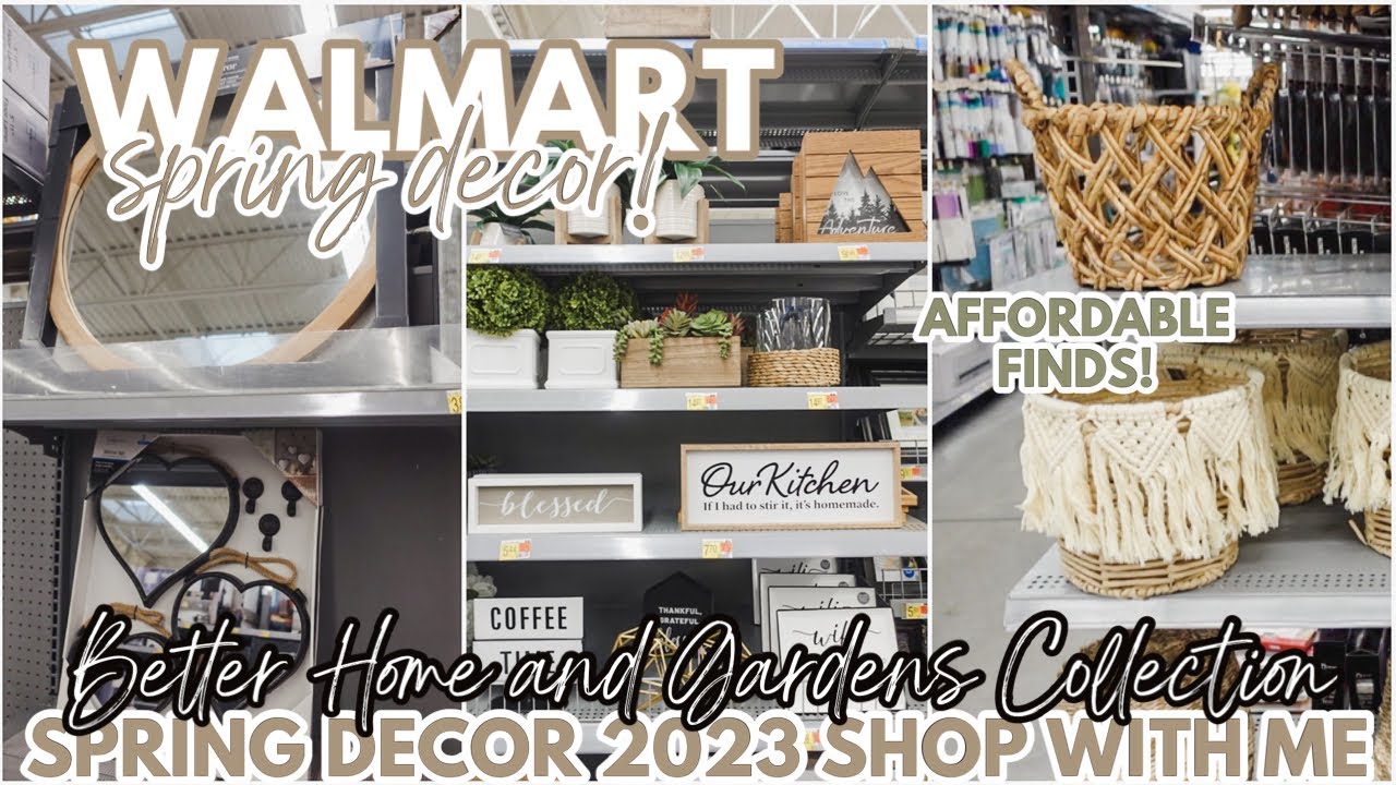 *NEW* WALMART SPRING DECOR 2023 SHOP WITH ME | BETTER HOME & GARDENS ...