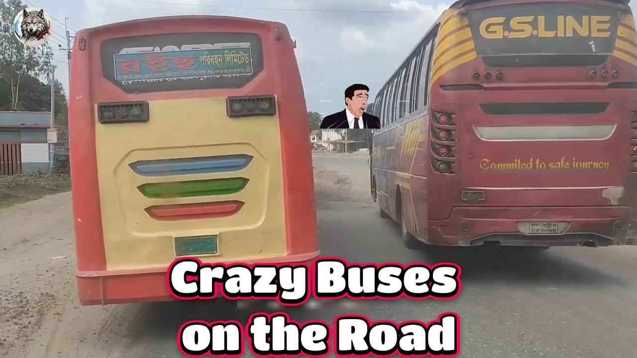 Crazy Buses on the Road#CrazyBuses#RecklessDriving#buscrazy - YouTube