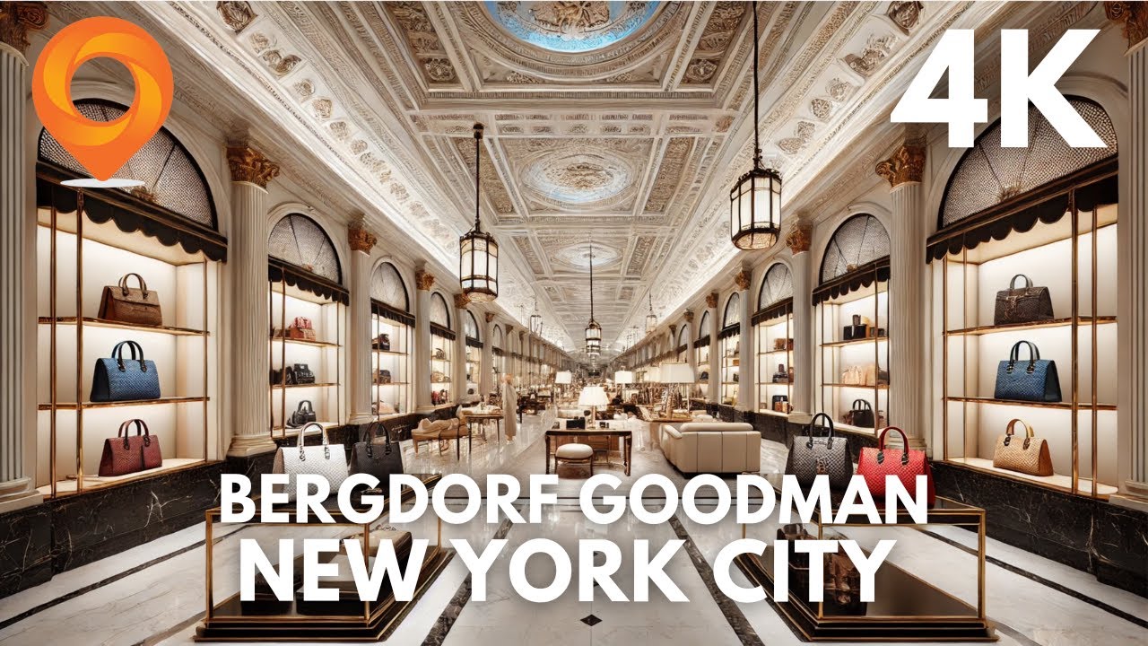 Inside Bergdorf Goodman & The Plaza Hotel | 5th Avenue NYC Luxury ...