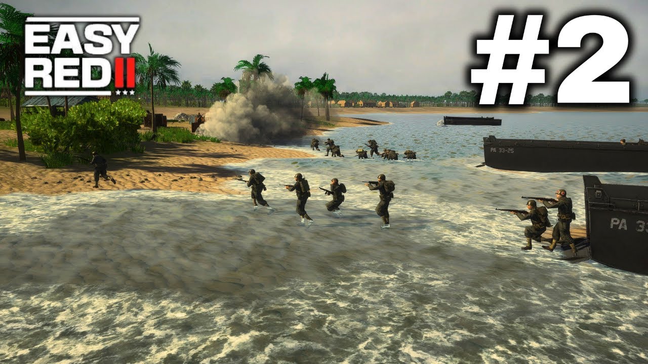 Easy Red 2 | Part 2: Storming the Normandy Beaches - YouTube
