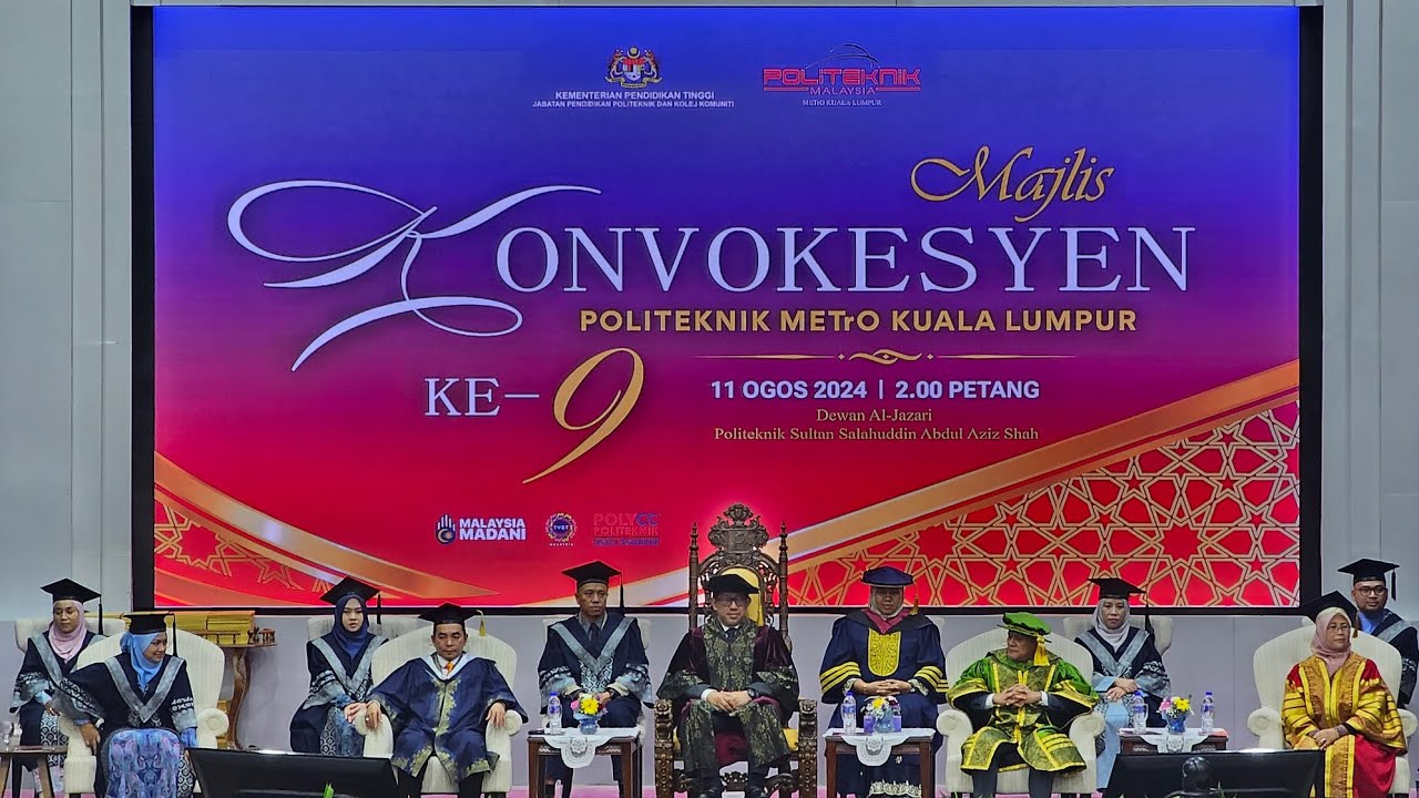 [MONTAGE] Majlis Konvokesyen Politeknik METrO Kuala Lumpur Ke-9 - YouTube
