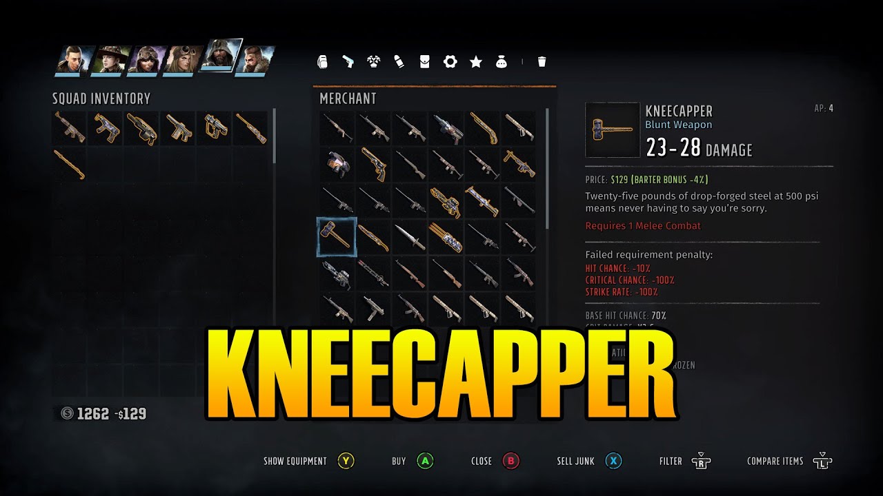 Wasteland 3 - How To Get The Unique Weapon The Kneecapper Blunt Weapon ...