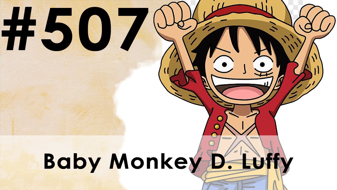 Drawing No. 507: How to Draw BABY MONKEY D. LUFFY OF ONE PIECE - YouTube