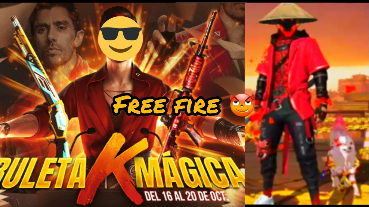 FREE FIRE| SKIN DE 1887 LORO TROPICAL | NUEVO PERSONAJE "K" epico ...