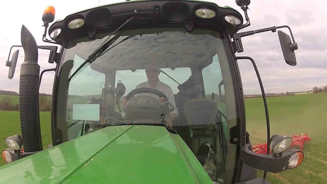 Harrow Comb Weeding - YouTube