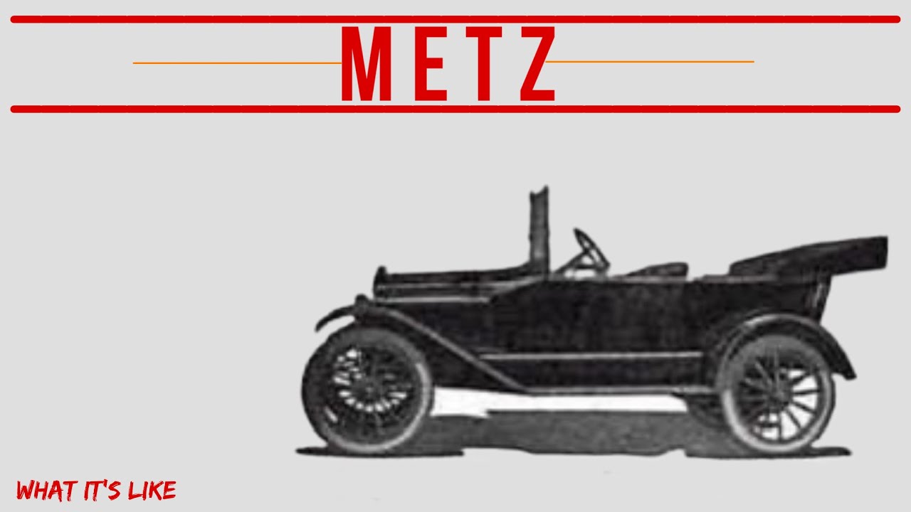 1917 Metz model 25 touring - YouTube
