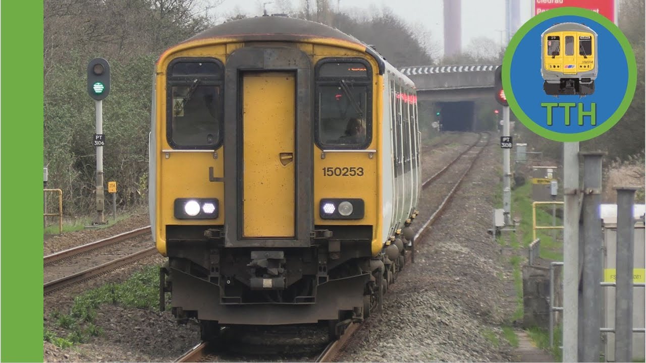 Trenau yn Baglan - Trains at Baglan - YouTube