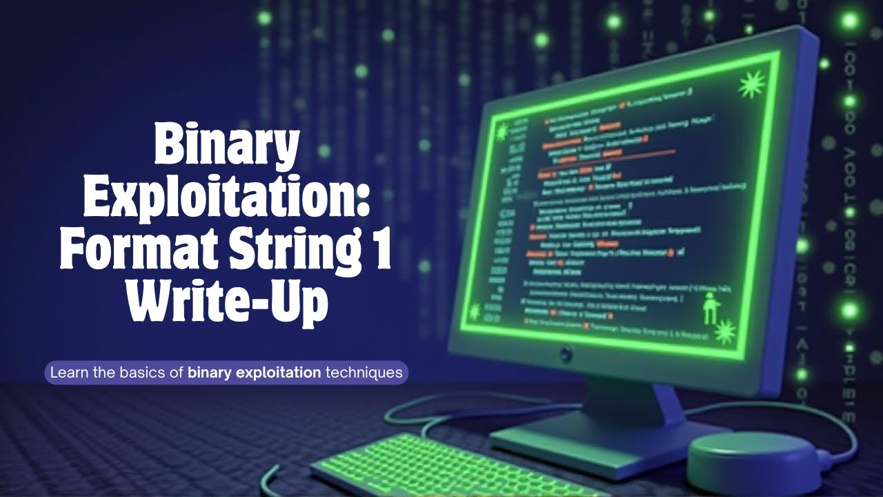 Tutorial PicoCTF 2025 (163): Binary Exploitation: format string 1 - YouTube