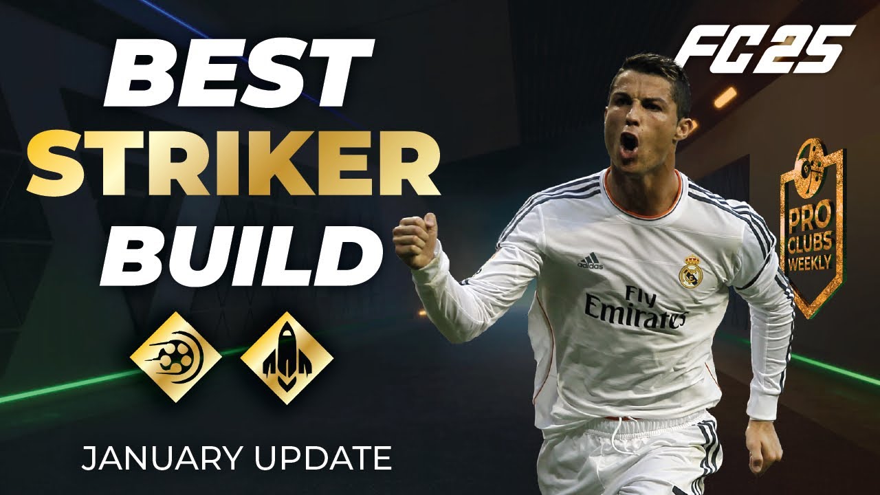 BEST STRIKER BUILD *JANUARY* | EA FC 25 PRO CLUBS BALLER BUILD - YouTube